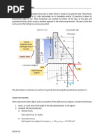 Gravity Dam Analysis EXAMPLE PROBLEMS | PDF | Stress (Mechanics) | Dam