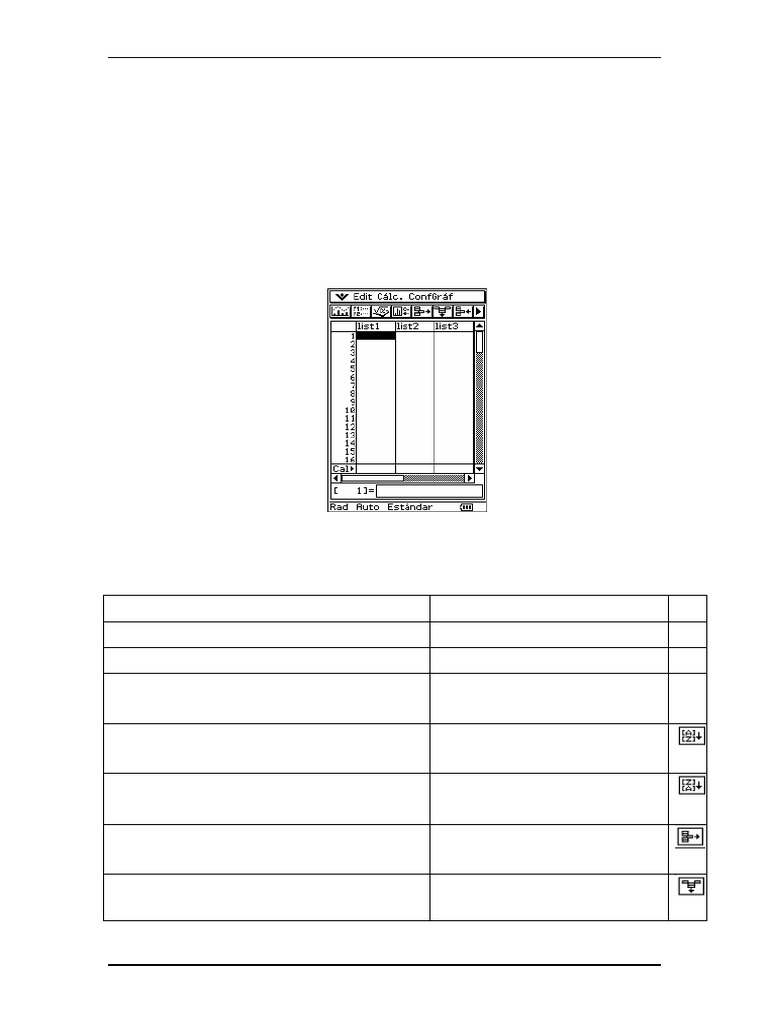 Classpad 9 | PDF | Ventana (informática) | Desviación Estándar