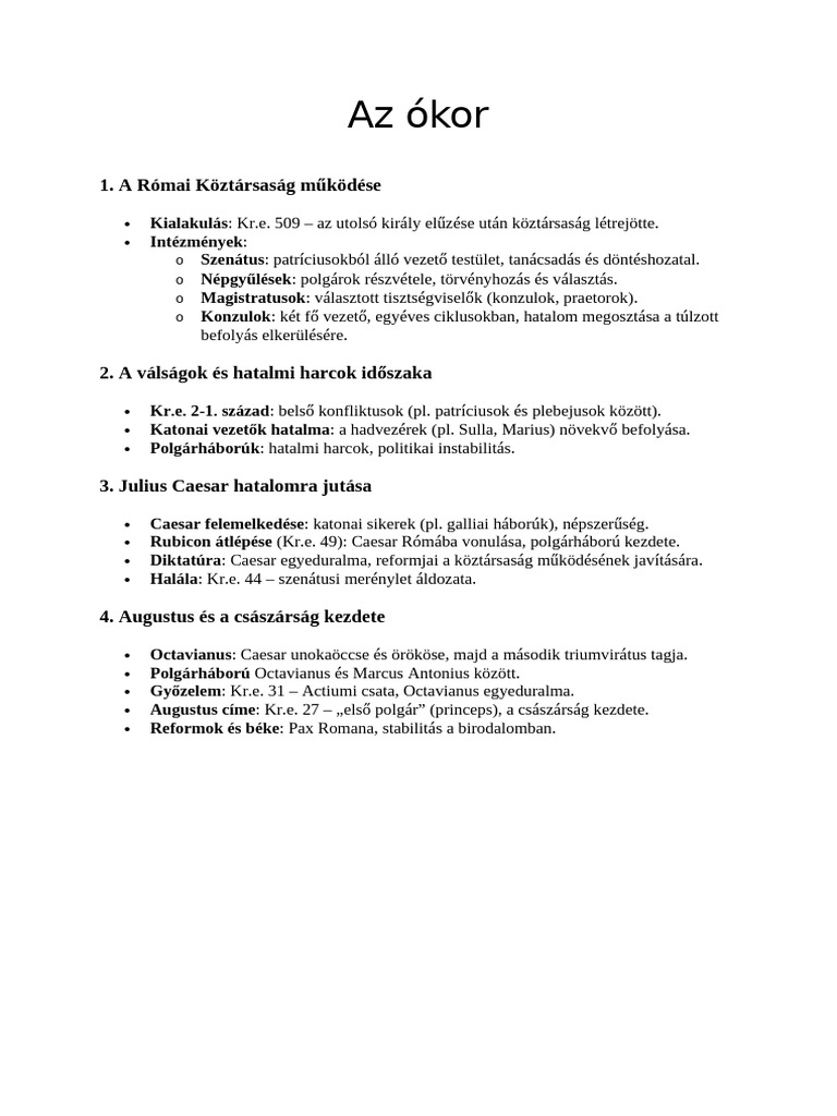 Az Ókor | PDF
