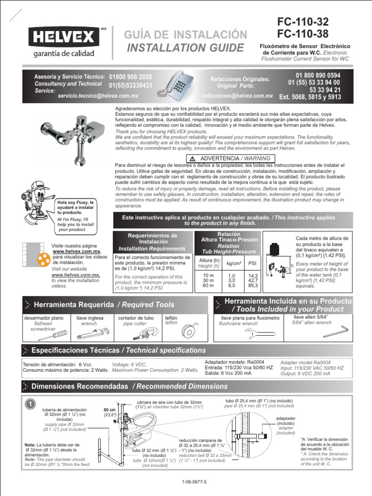FC-110-32 | PDF | Conector eléctrico | Electricidad
