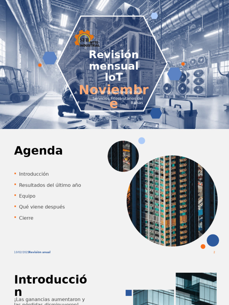 Revisión Mensual IoT Noviembre | PDF