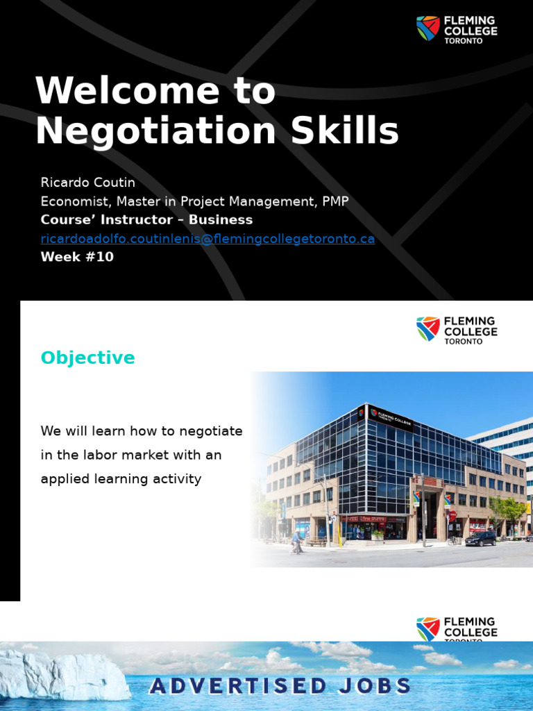 Week 10 - Break-Through Negotiation (Market Place) | PDF | Recruitment ...