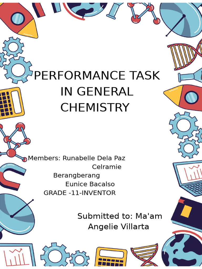 Blue and White Doodle Science Project Cover A4 Document 20250115 234313 ...