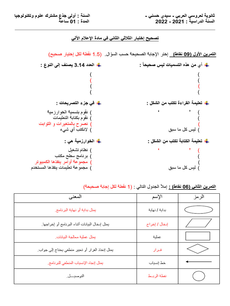 Informatique S - Solution | PDF