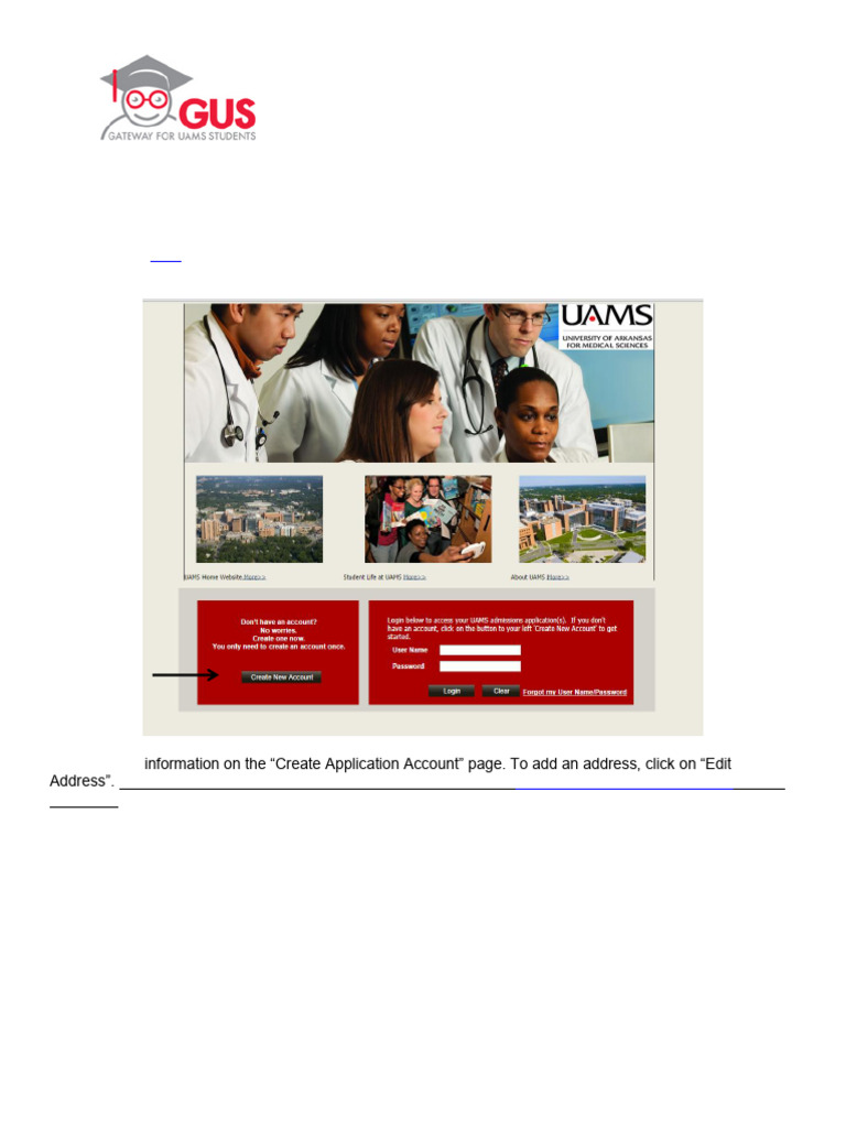 Applicants Guide To Applying To The UAMS Online Application | PDF | Password | Computer Science