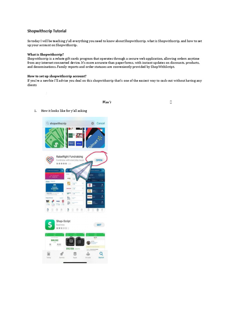 Shopwithscrip Tuts PDF | PDF