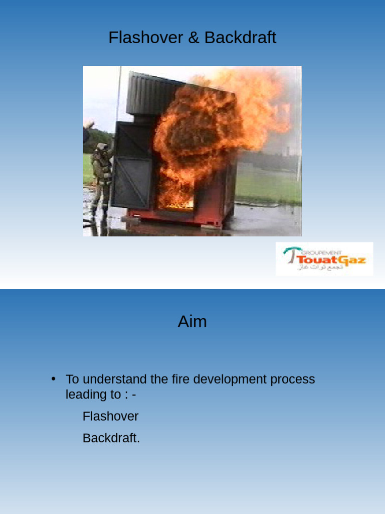 Understanding Flashover and Backdraft | PDF