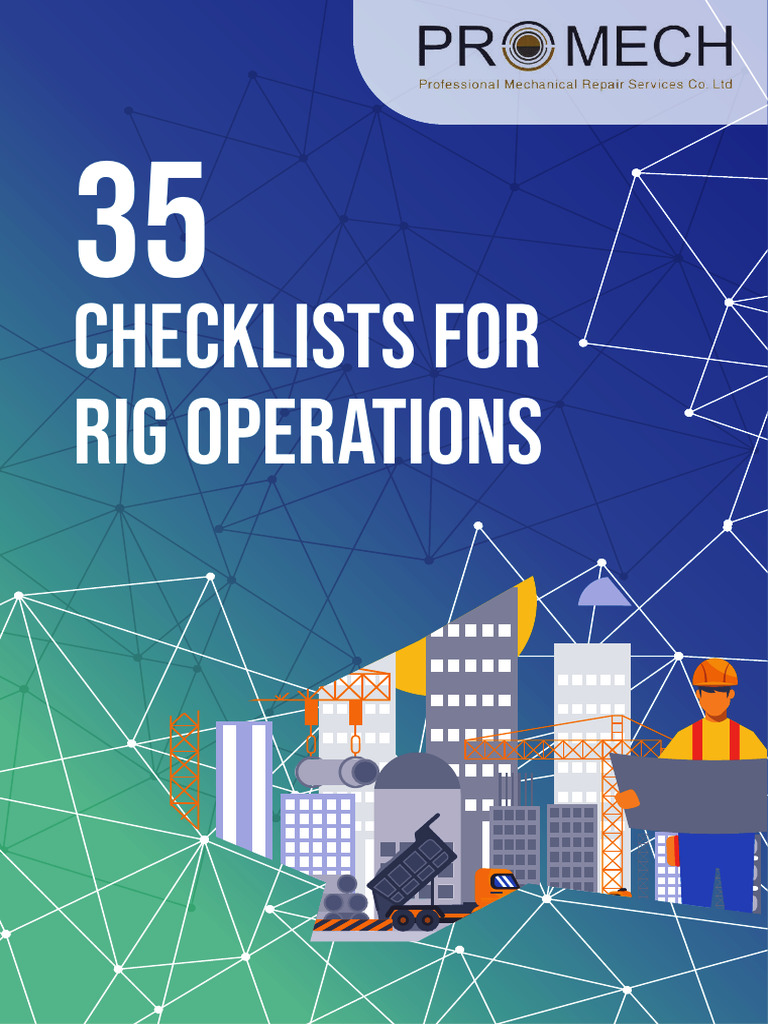 35 Checklists for Rig Excellence 1729492463 | PDF | Stairs
