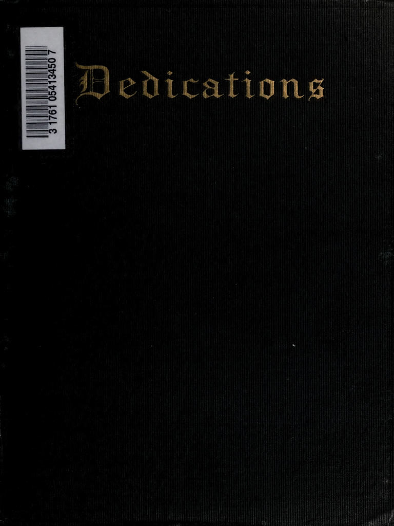 Dedications | PDF | Penance | Thou