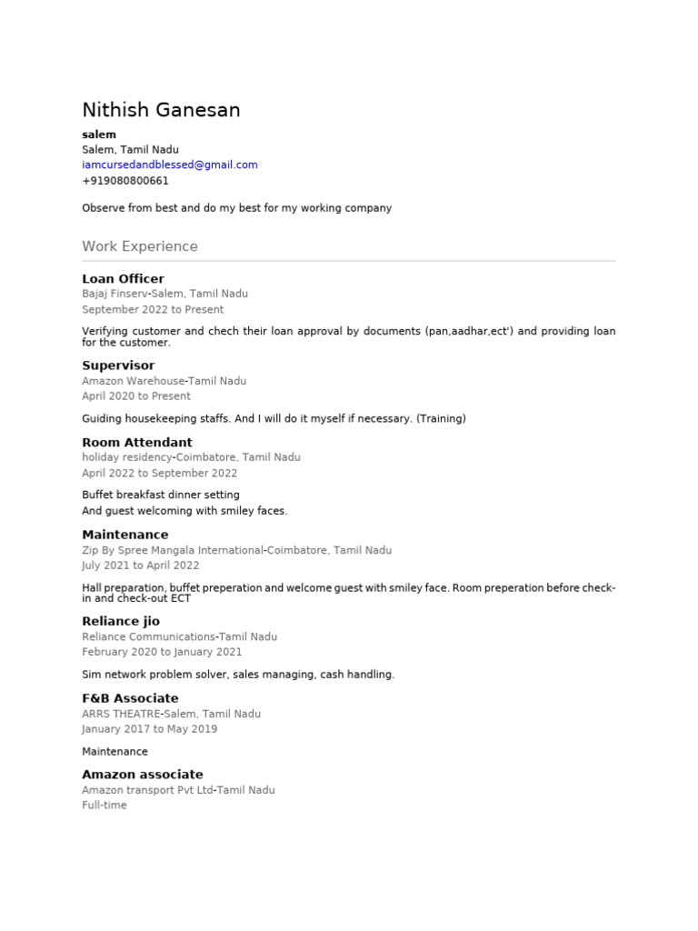 Nithish Ganesan | PDF