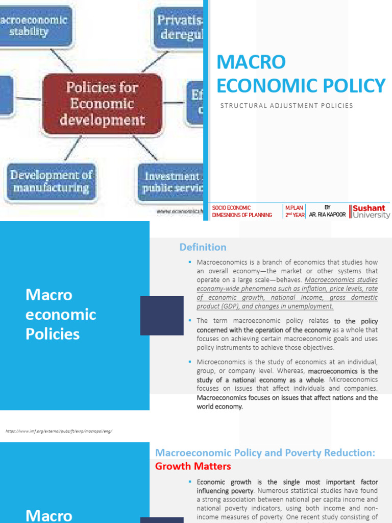 Macroeconomic Policies and Poverty Impact | PDF | Macroeconomics ...