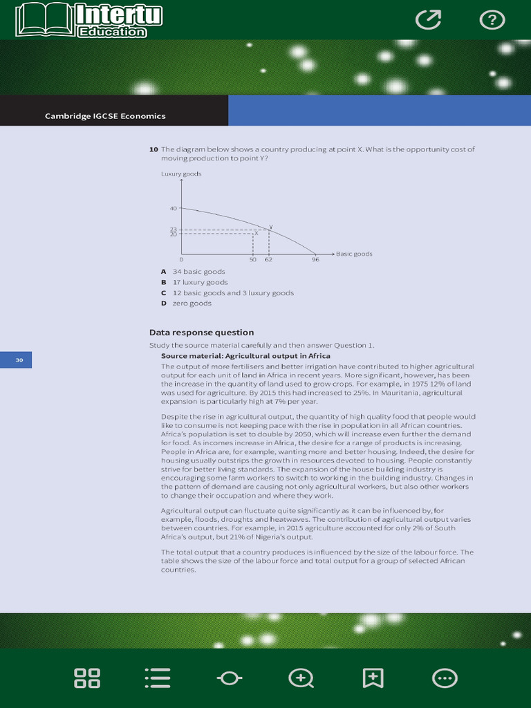 Cambridge IGCSE® and O Level Economics Coursebook | PDF