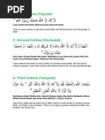 Six Kalimas in English Explained | PDF | Prophets And Messengers In ...