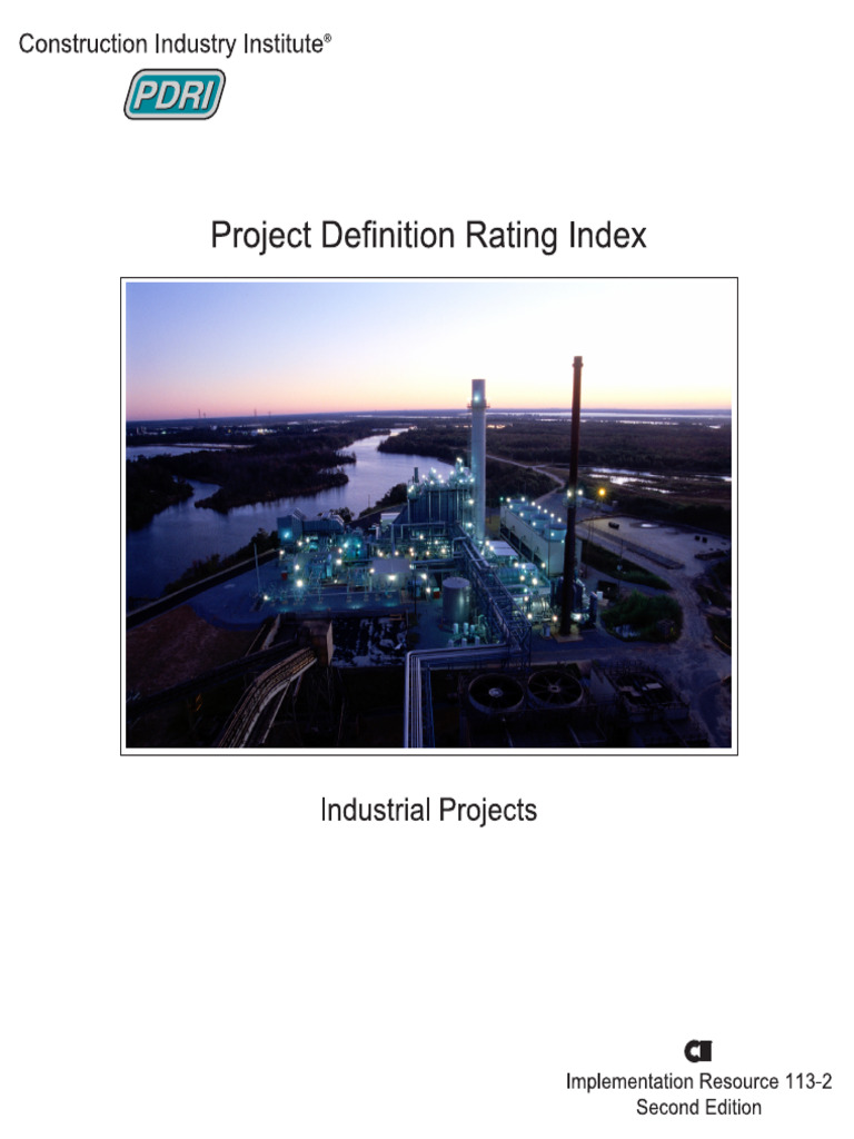Understanding the Project Definition Rating Index | PDF | Evaluation | Risk