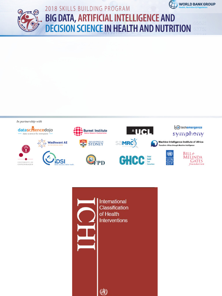 Clasificación ICHI: Intervenciones Sanitarias | PDF | Organización ...