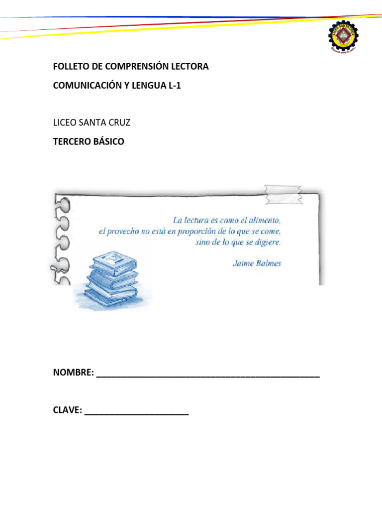 Comprensión Lectora para Tercero Básico | PDF | Ira | Obesidad