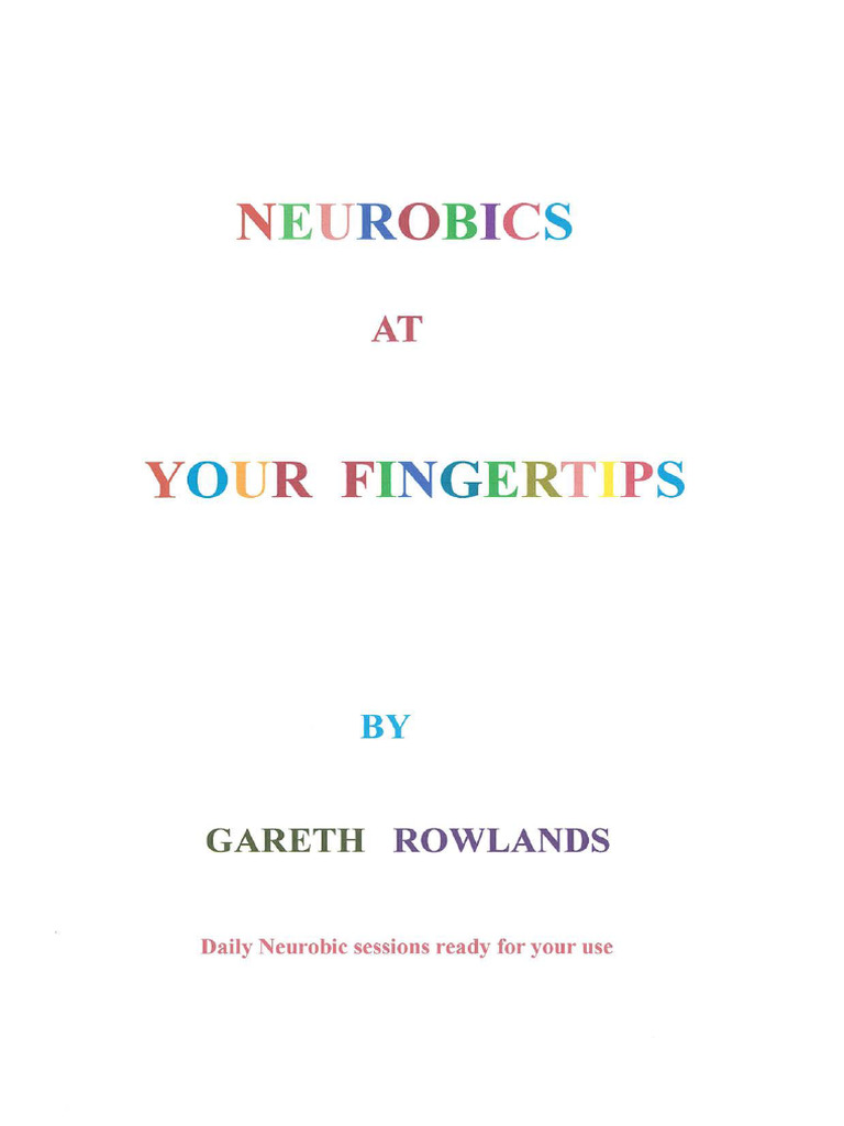 Neurobics at Your Fingertips - Reduced | PDF
