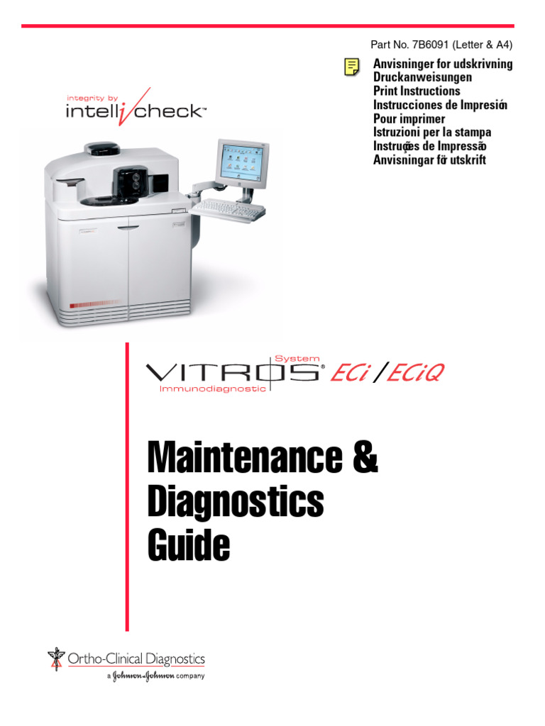 Vitros Eciq Maintenance&Diagnostics Guide | PDF | Computer Keyboard ...