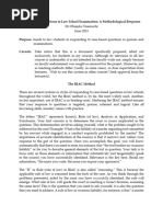 The FIRAC Method of Legal Writing | PDF | Precedent | Public Law