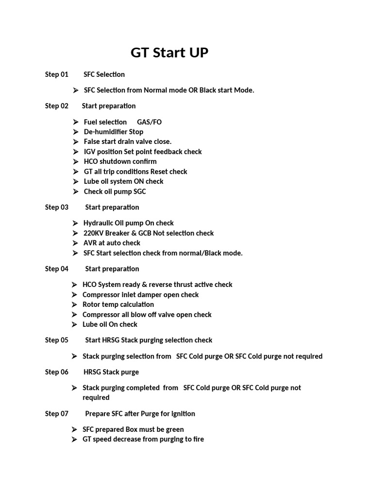 GT Start Up Short Points | PDF