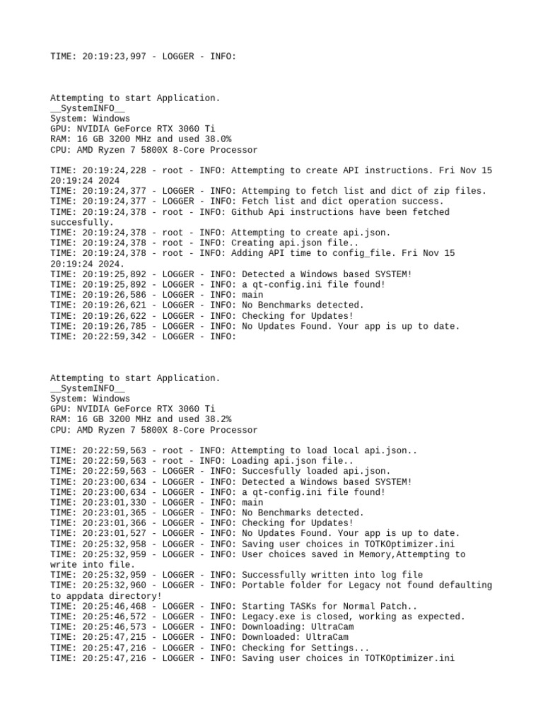 Logger | PDF | Graphics Processing Unit | Central Processing Unit