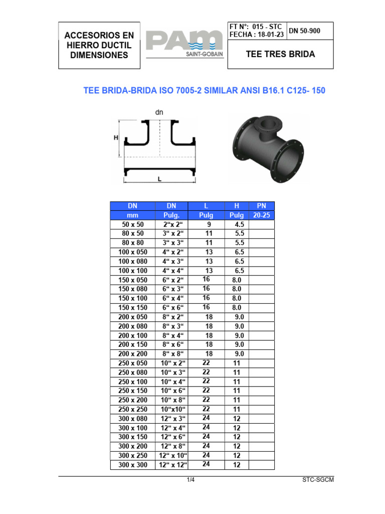 Tee Brida HD | PDF | Plomería