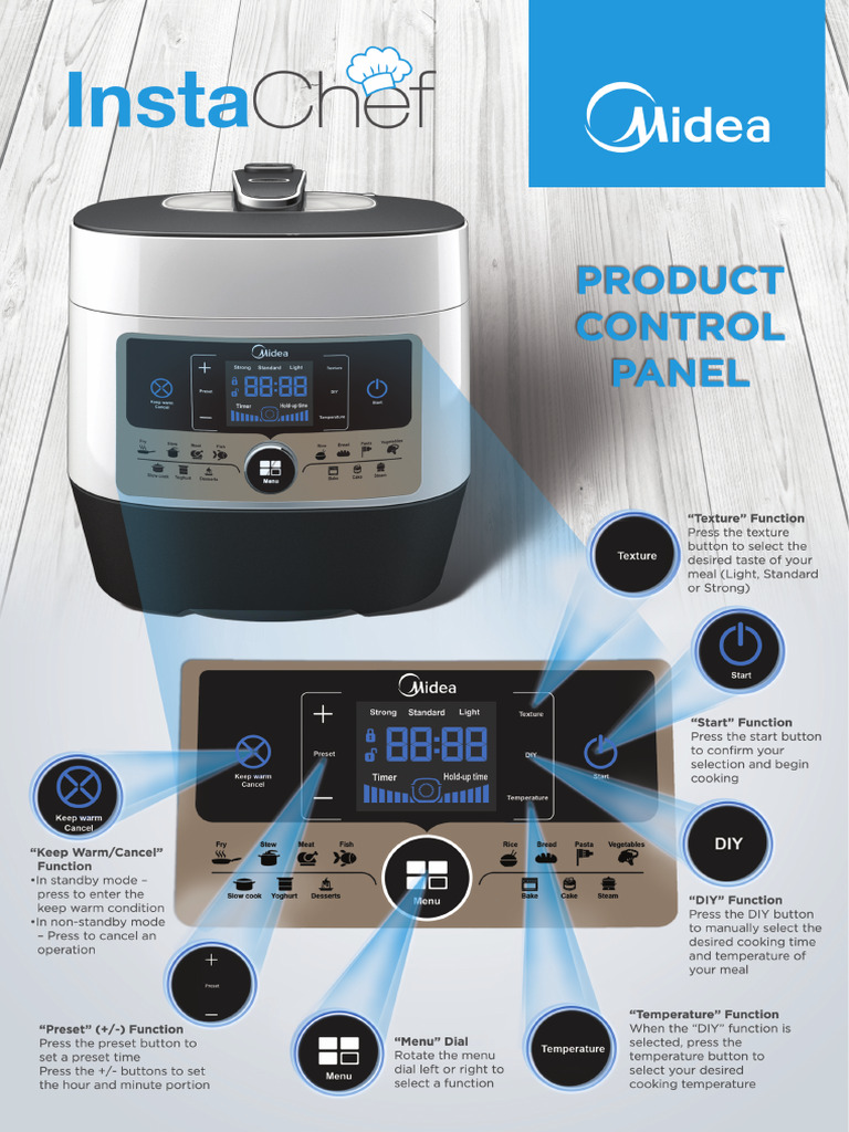 InstaChef QRG A4 | PDF