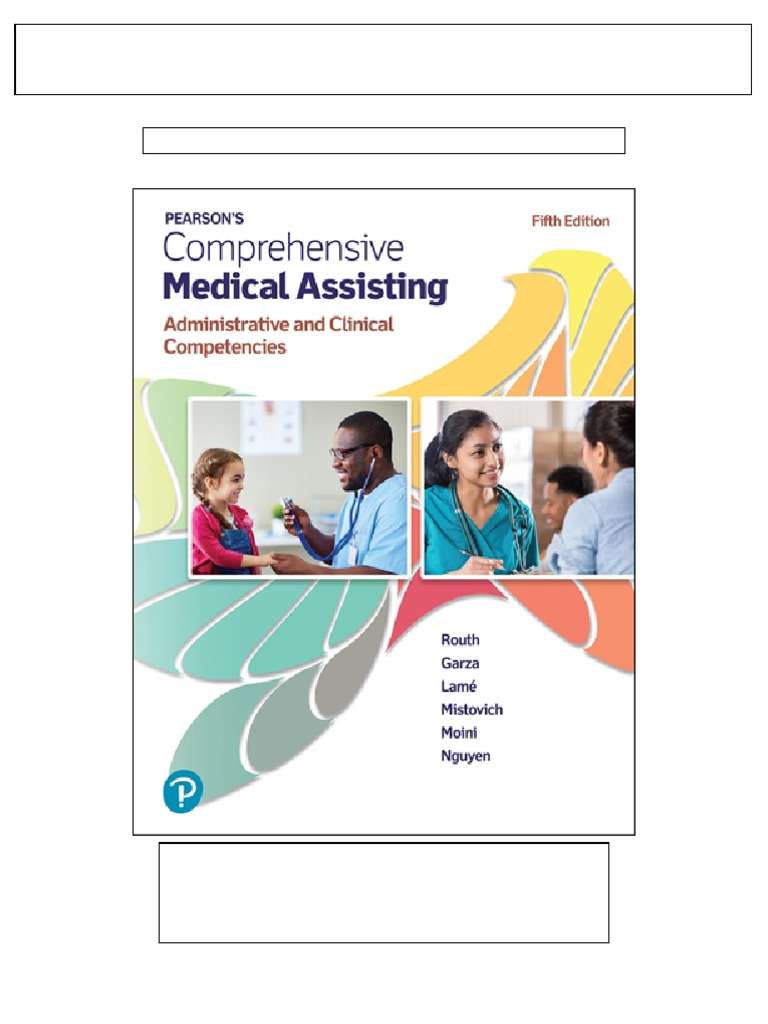Test Bank For Pearson's Comprehensive Medical Assisting 5th Edition by ...