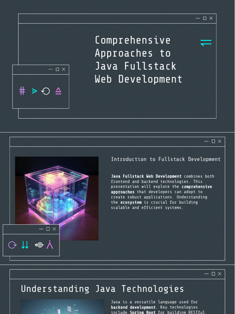 Slidesgo Comprehensive Approaches To Java Fullstack Web Development 20241204015504HN4g | PDF ...