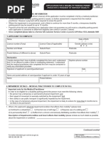 ACROD Application Form Mobility | PDF | Physical Therapy | Privacy