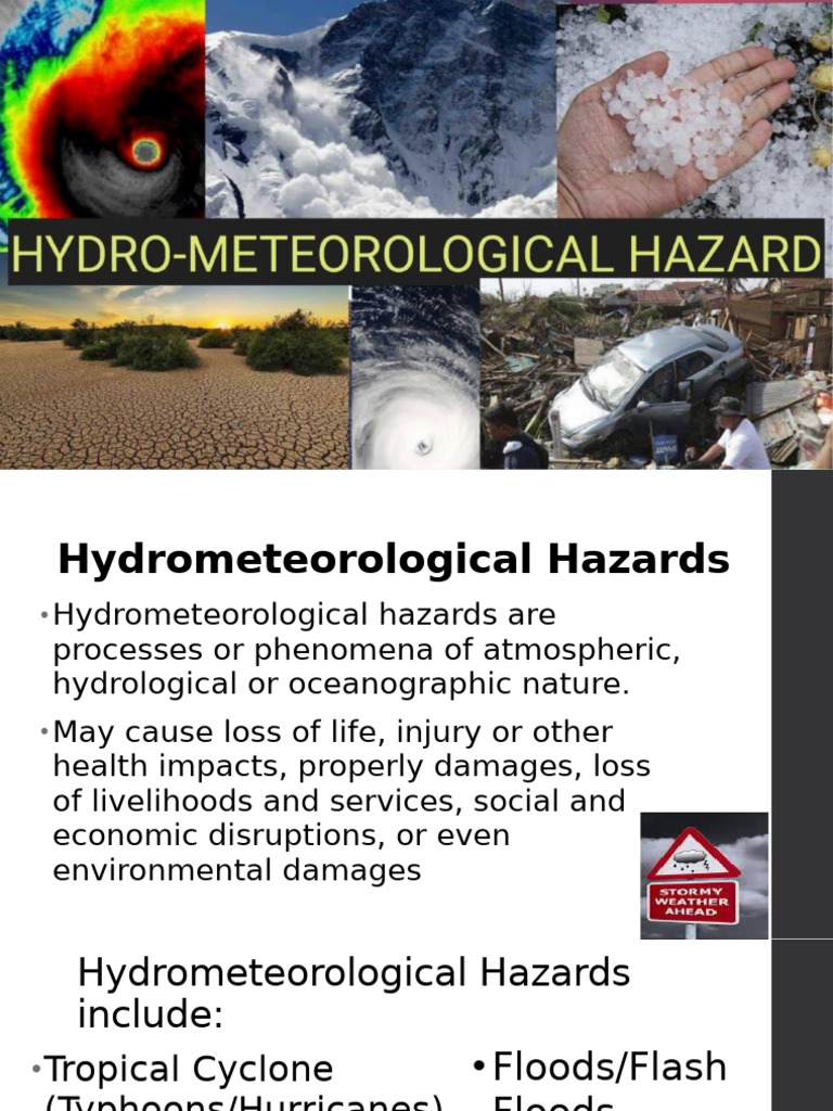 Hydrometeorological Hazards | PDF | Thunderstorm | Tropical Cyclones