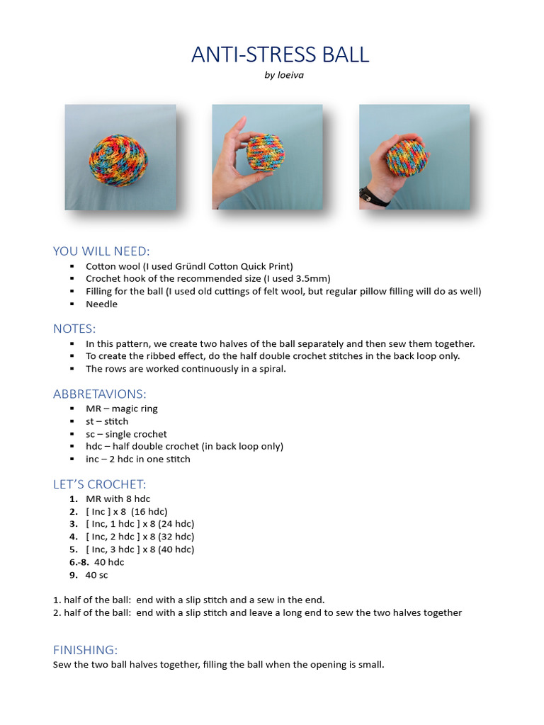 Anti Stess Ball | PDF