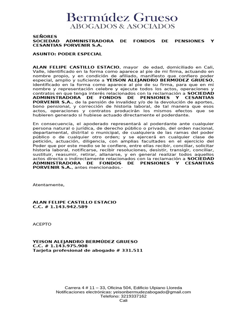 Poder Porvenir | PDF