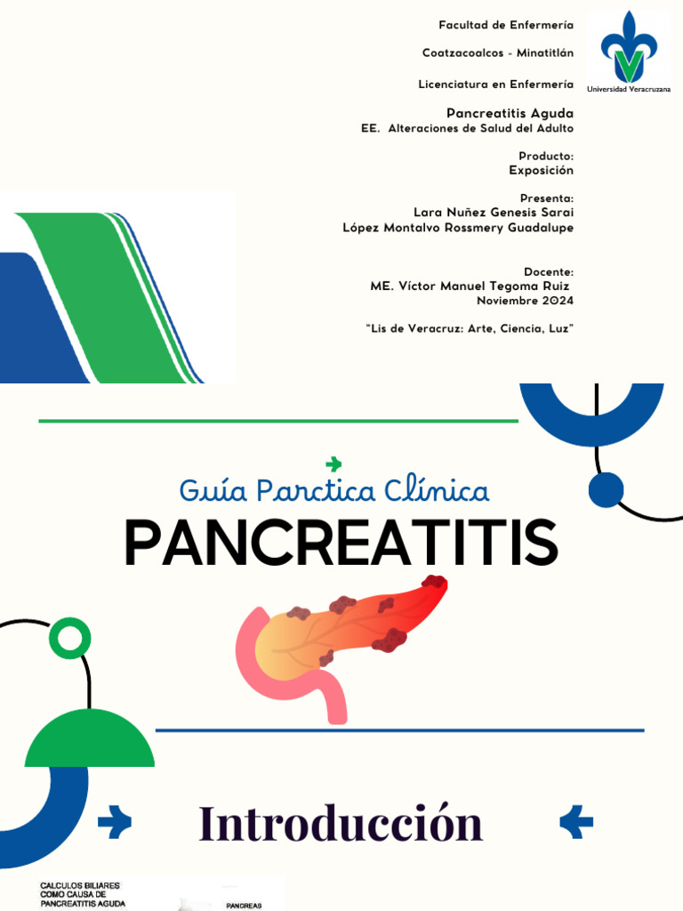 Pancreatitis Aguda GPC | PDF | Analgésico | Droga anti-inflamatoria libre de esteroides