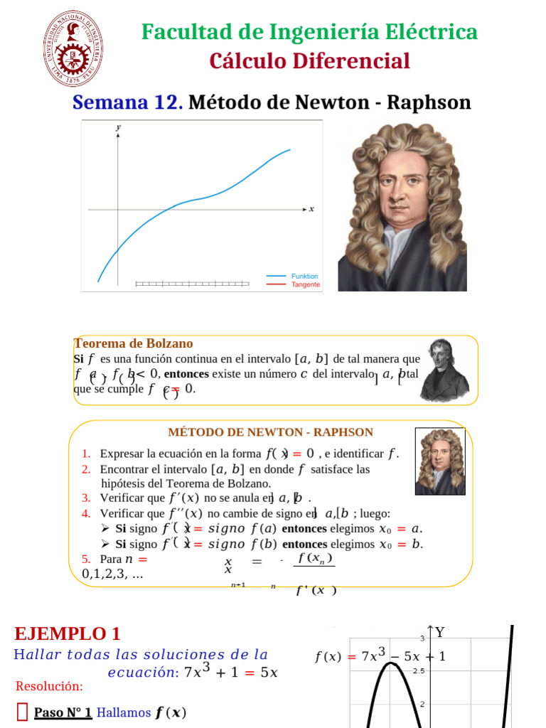 Método de Newton-Raphson 241212 140538 | PDF | Objetos matemáticos | Análisis matemático