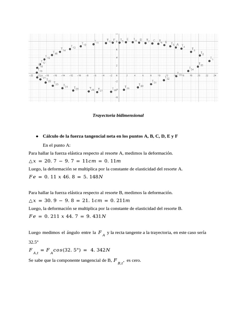 Trayectoria Bidimensional | PDF | Deformación (ingeniería ...