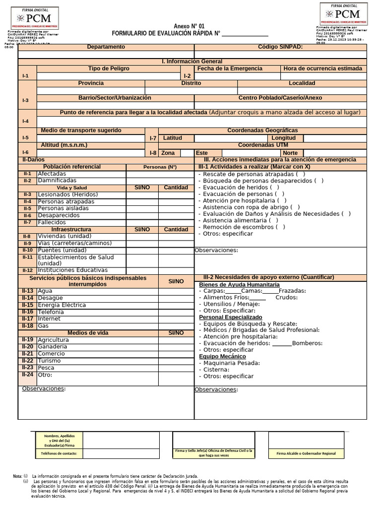 Formatos Edan 2024 | PDF