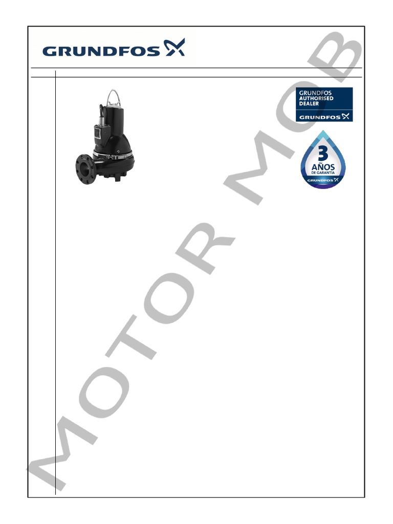 GRUNDFOS-SL1.50.65.11.2.50B-ARTICULO-96104129-MOTOR-MOB (Nuevo) 1 | PDF ...