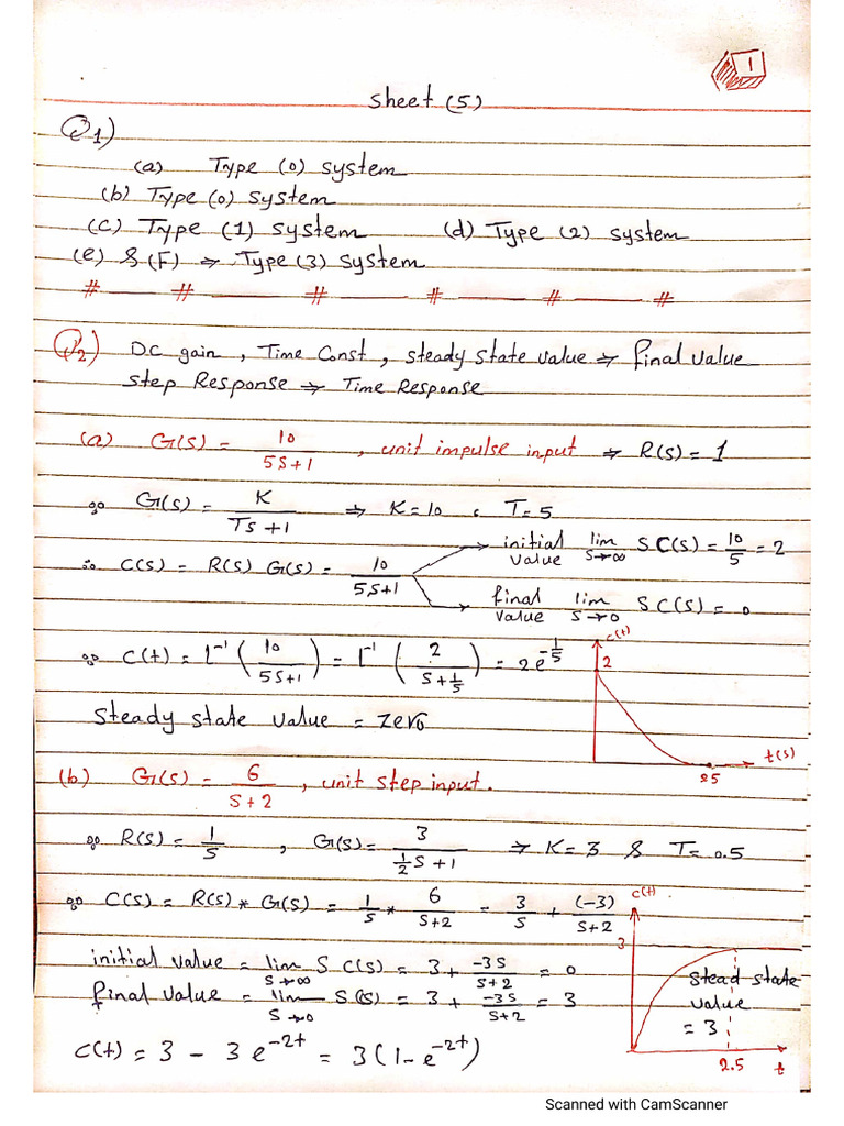 Ans Sheet 5, Control | PDF