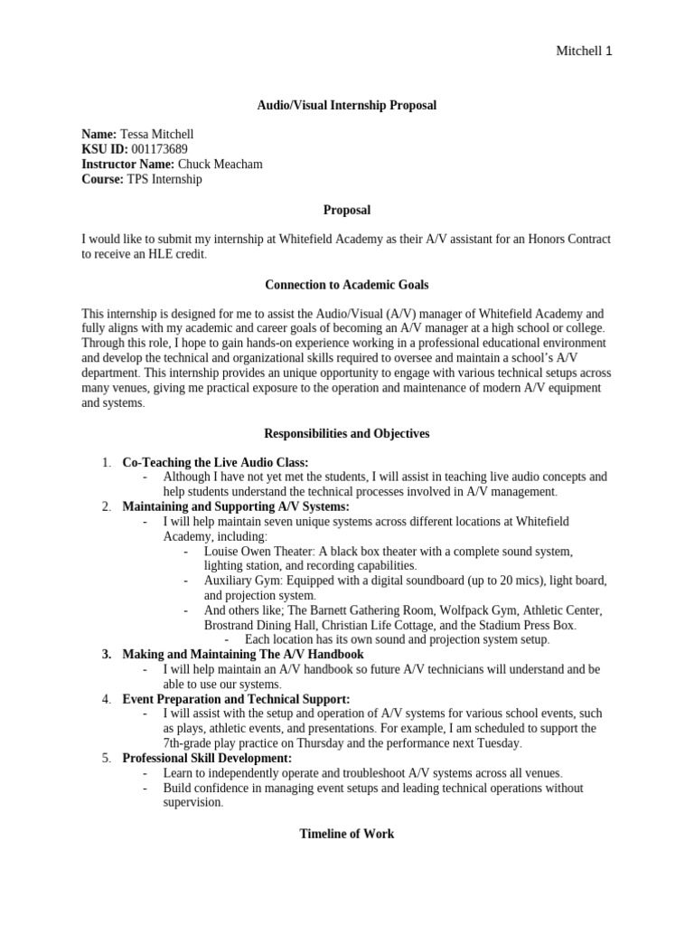 KSU Honors Credit Proposal | PDF