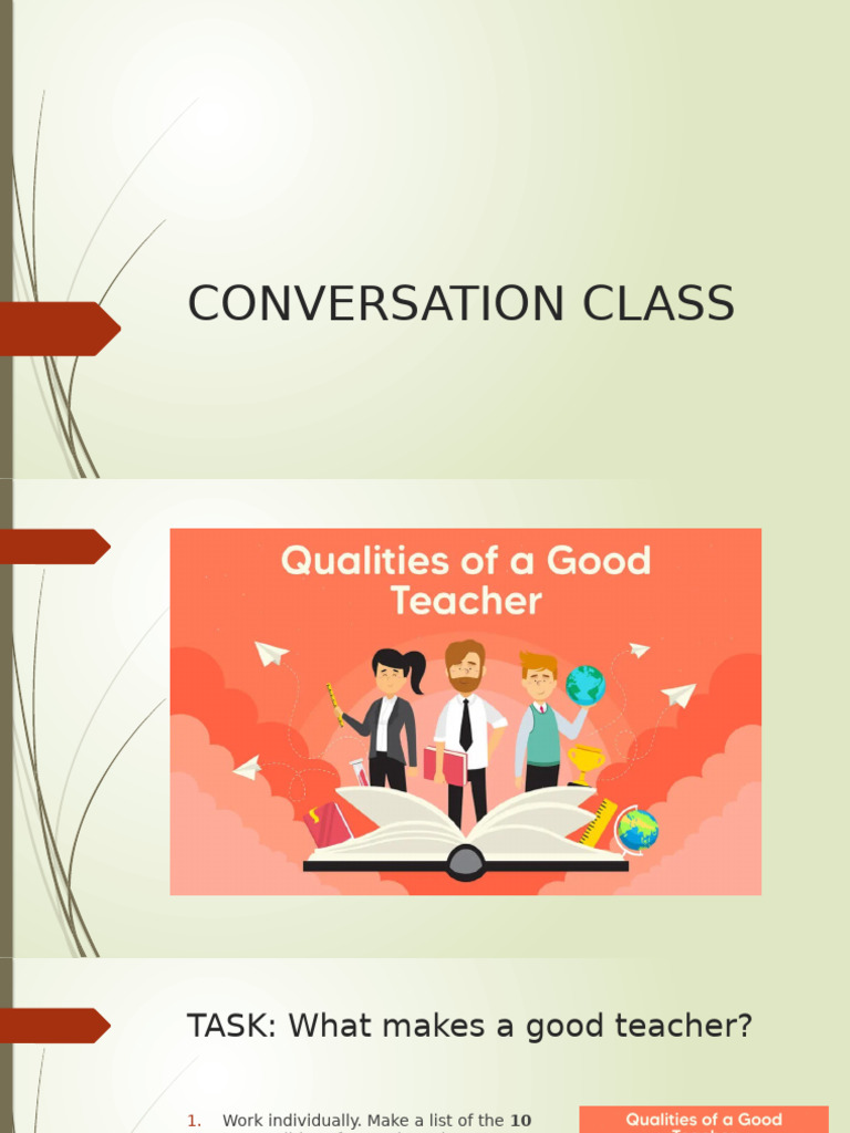 Qualities of a Good Teacher | PDF