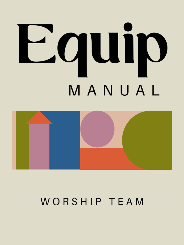 Worship Team Equip Manual | PDF | Jesus | Musical Instruments