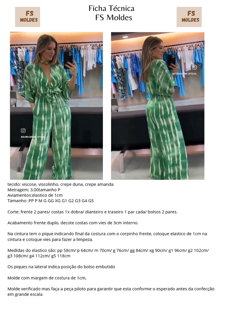 Moldes Ficha Tecnica | PDF