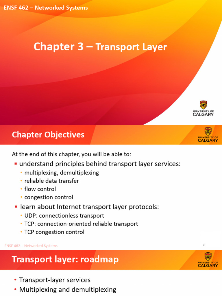Chapter 3 New Pdf Transmission Control Protocol Port Computer Networking