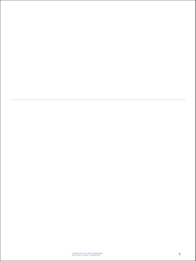 S02M05 SG RA41320-V-21B Flexi MultiRadio 10 LTE BTS Installation Review ...