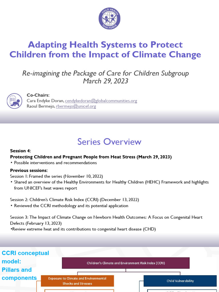 Protecting Children from Heat Stress | PDF | Hyperthermia | Pregnancy