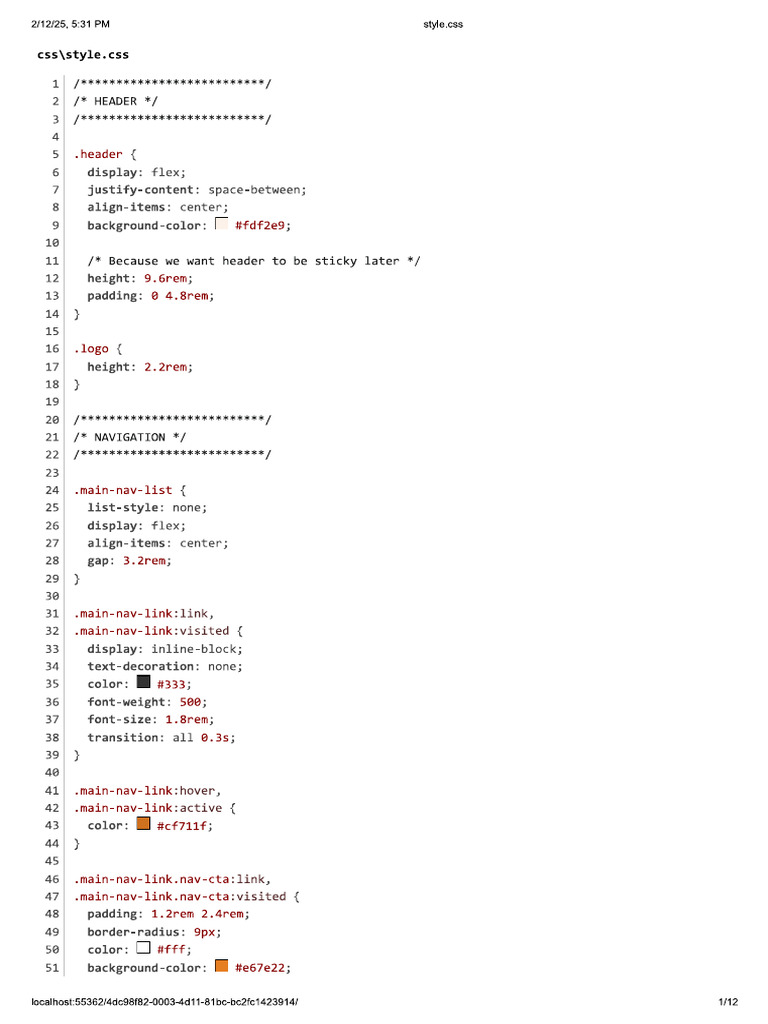 Css Code Food | PDF