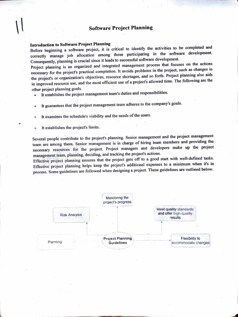 Software Project Planning | PDF | Project Management | Risk