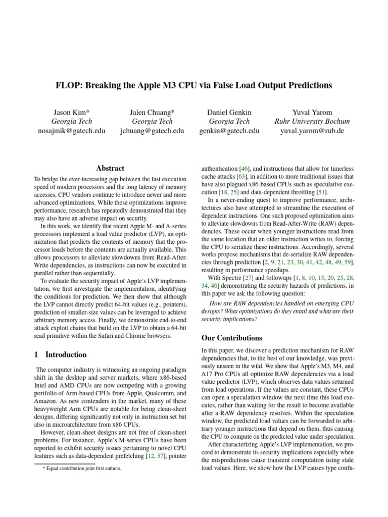 Flop | PDF | Central Processing Unit | Pointer (Computer Programming)