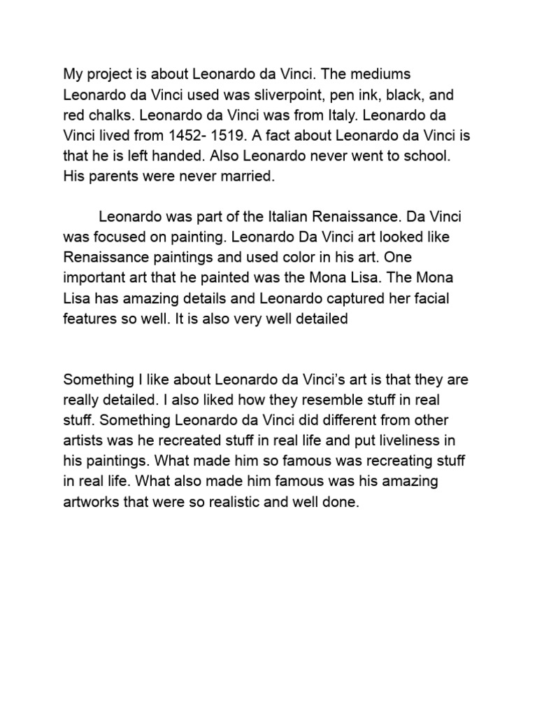 Artist Research Project | PDF